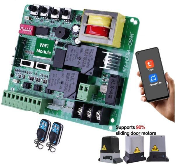 NEW Tuya Smart WiFi Control 220V Sliding Door Motor Control Board Spare ...
